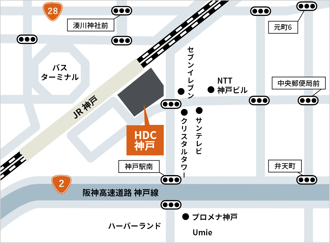 アクセス・施設案内 | 住まいを快適にするなら住まいの情報館HDC